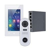 CDVI CDV-IP1B IP video entry Kit with Single-Button Door Station