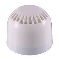 Kidde AS363W Multi-Tone Fire Sounder, Shallow Base, White