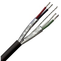 Securi-Flex SFX/ISP2-PE-BLK-200 22AWG Audio Cable, 200m, Black
