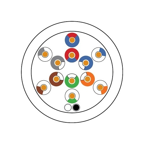 Quality Connectivity WTC6 Internal Multicore CW1308 Telephone Cable, 6 ...