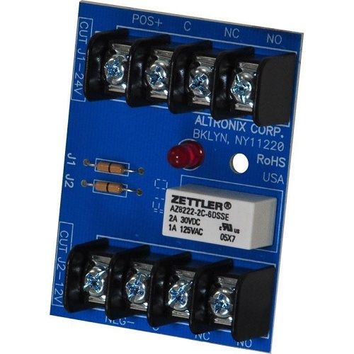 Altronix RBST Relay Module, 6/12/24VDC, DPDT Contacts